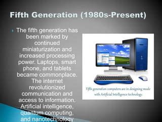 Generation Of Computer PPT