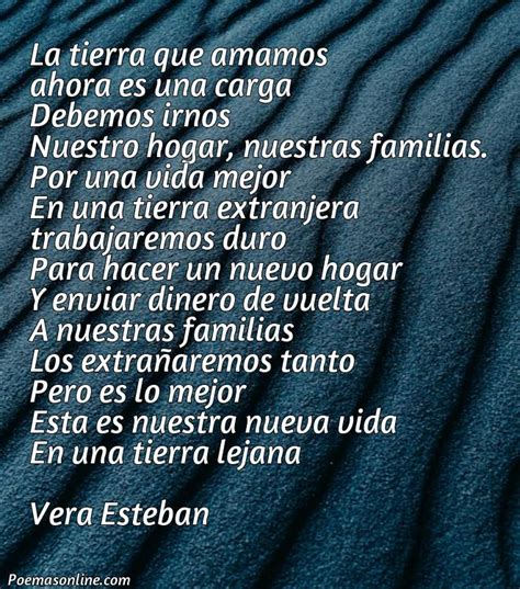 Poemas Sobre La Emigraci N Poemas Online
