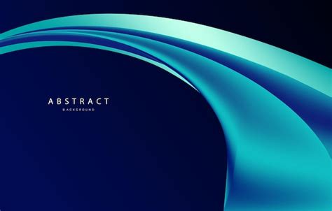 Premium Vector Stylish Modern Blue Wave Background