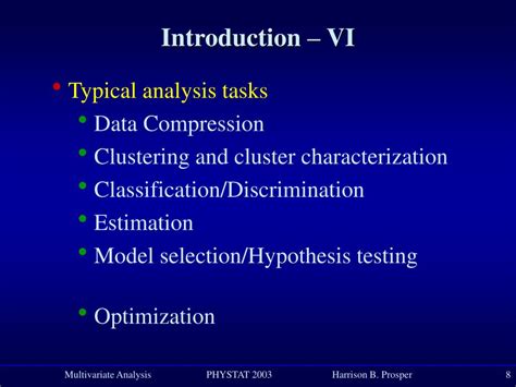 Ppt Multivariate Analysis Past Present And Future Powerpoint