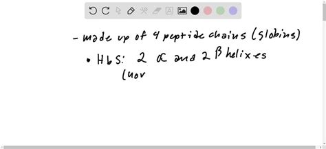 Solved Hemoglobin Is A Tetramer Consisting Of Two αand Two βchains
