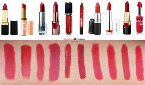 10 Best Matte Red Lipsticks In India Review Swatches And Prices Heart