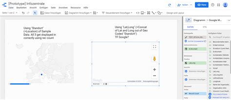 Visualization Google Data Studio Geo Map Stays Blank While Using Lat Long As Dimension Stack