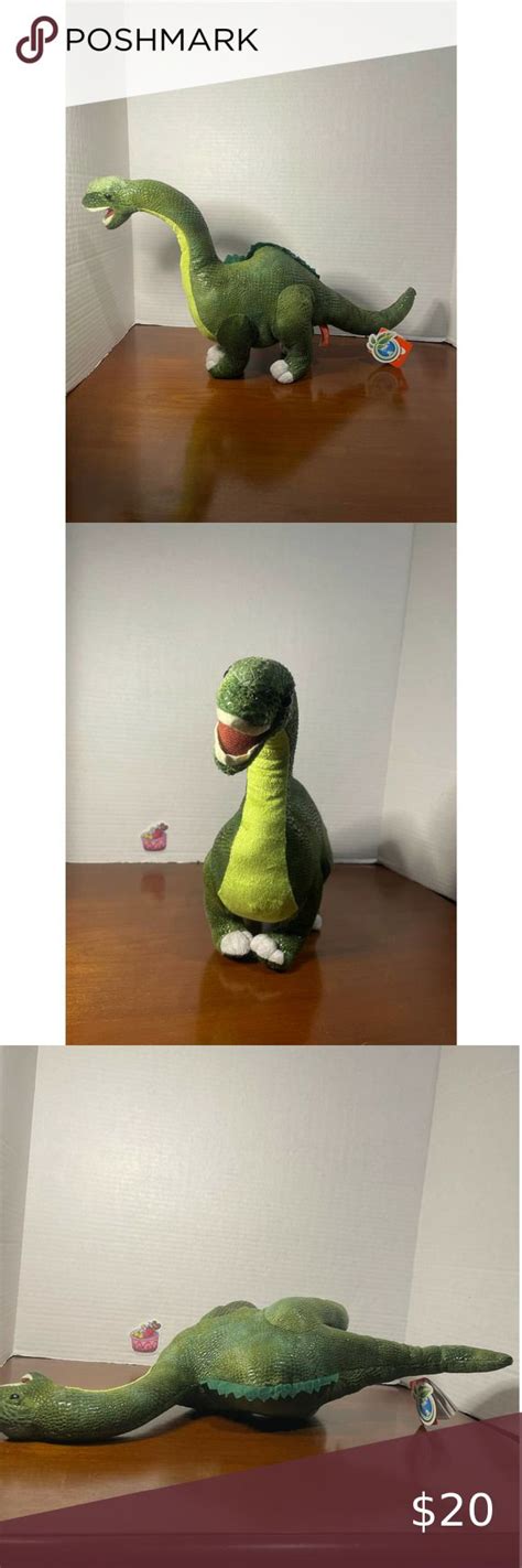 Diplodocus Dinosauria Ii Green Dinosaur Plush Doll Toy Wild Republic