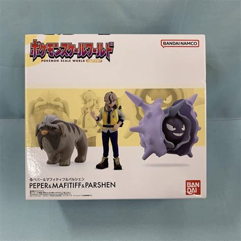 ポケモンスケールワールド パルデア地方 ペパー＆マフィティフ＆パルシェン メルカリ
