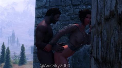 Brown Girl Getting Fucked Outside Whiterun In Skyrim Xxx Mobile Porno