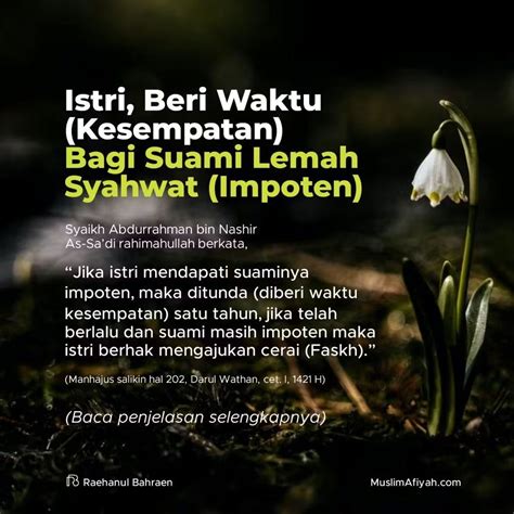 Raehanul Istri Beri Kesempatan Satu Tahun Bagi Suami Impoten Ini