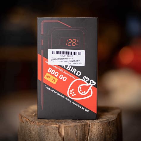 INKBIRD IBT-2X Bluetooth Thermometer | Black and Blue BBQ