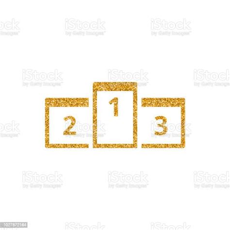 골드 반짝이 아이콘스포츠 연단 개념에 대한 스톡 벡터 아트 및 기타 이미지 개념 경쟁 금 금속 Istock