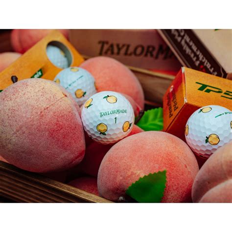 [限量版]taylormade Tp5 Peach水蜜桃花色五層球 蝦皮購物