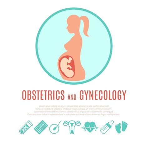 Illustration De Grossesse Médicale Vecteur Premium