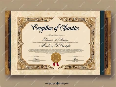 A Certificate For A Product Of Coconut Oil Premium Ai Generated Image