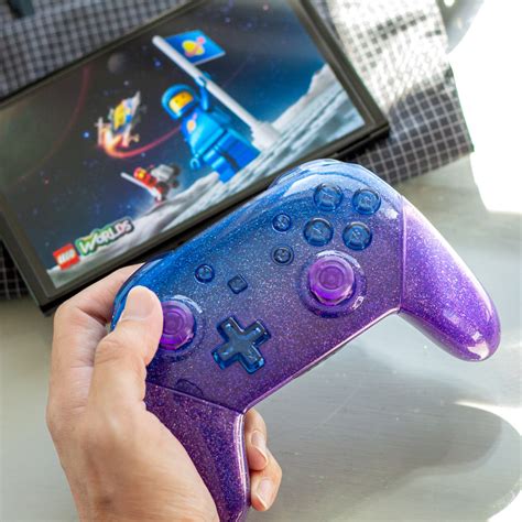 Cosmic Glitter Pro Controller Nintendo Switch Gaming Controller
