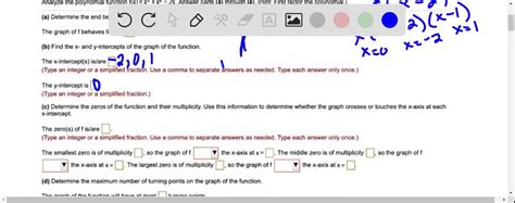SOLVED Analyze The Polynomial Function F X X Using Parts A Through