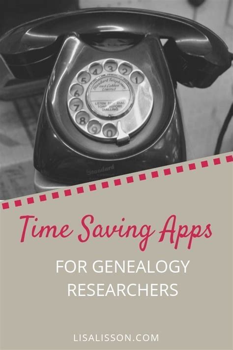 Time Saving Apps For Genealogy Researchers Artofit