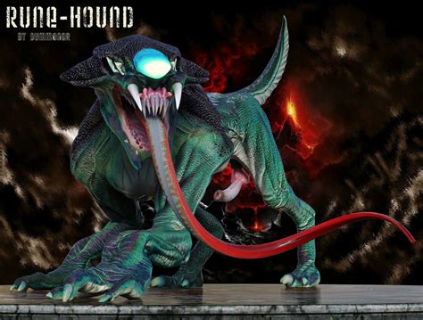 Summoner S Rune Hound Daz Content By Summoner