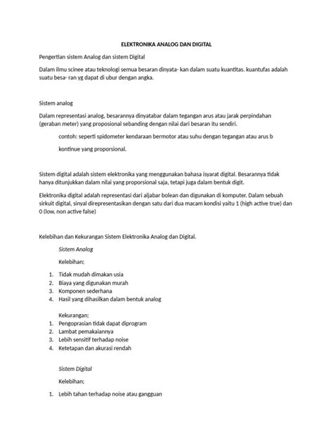 Elektronika Analog Dan Digital Pdf
