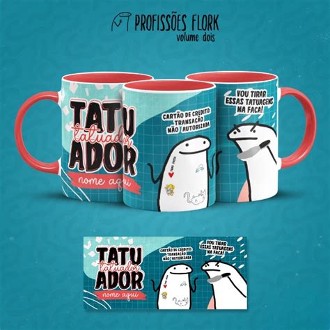 Pack 10 artes de caneca Flork Profissões Vol 2 99File