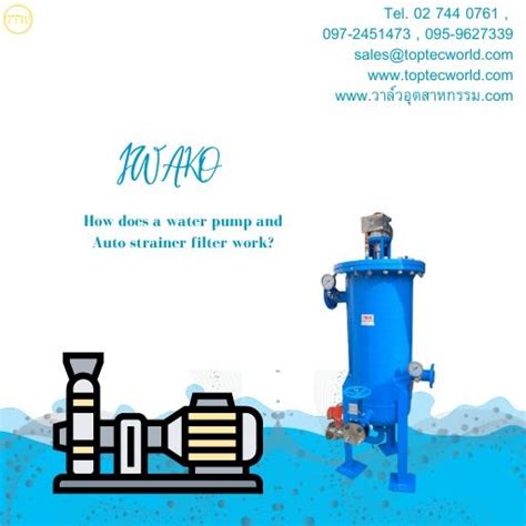 StrainerFiltervalve How Does A Water Pump And Auto Strainer Filter Work
