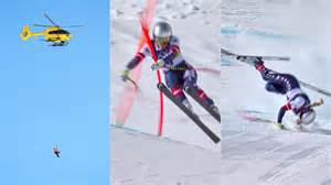 American Skier Lindsey Vonn Suffers Broken Leg Airlifted After Horrific Winter Olympic Downhill