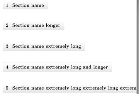Tikz Pgf Width Of Section Name Within A Rectangle Using Titlesec