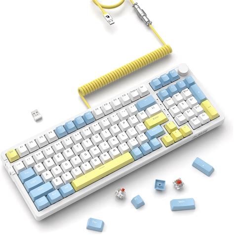 Amazon Ajazz Ak992メカニカルキーボード ワイヤレス Bluetooth 2 4g 有線type C ゲーミングキーボード