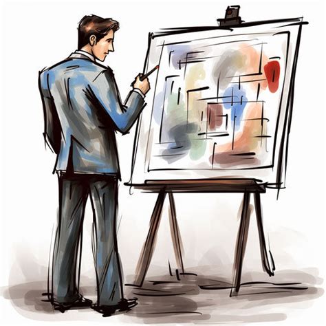 Evaluation Artwork In The Style Of Chiaroscuro Art On White Background