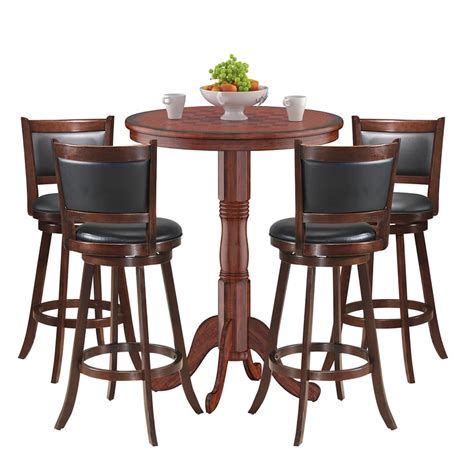 Round Bar Height Table And Chairs Ideas On Foter