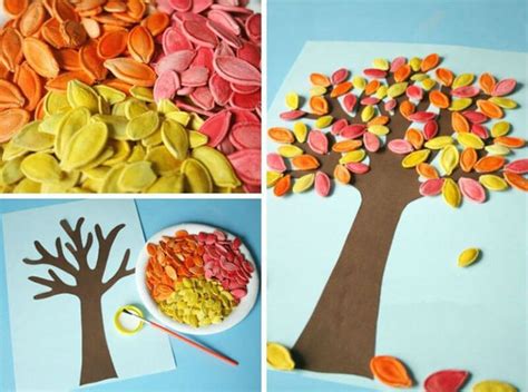 Аппликация Осеннее дерево своими руками Осенние поделки Детские осенние поделки Поделки