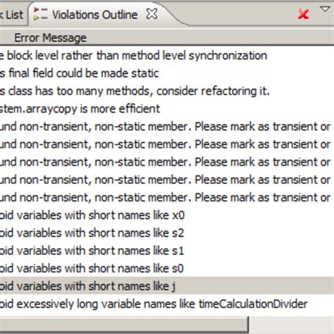 static code analysis for java using eclipse 0110 be