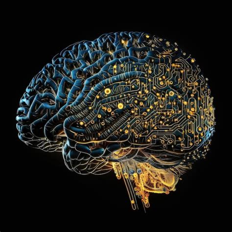 Premium Ai Image Ai Generated Illustration About The Human Brain And