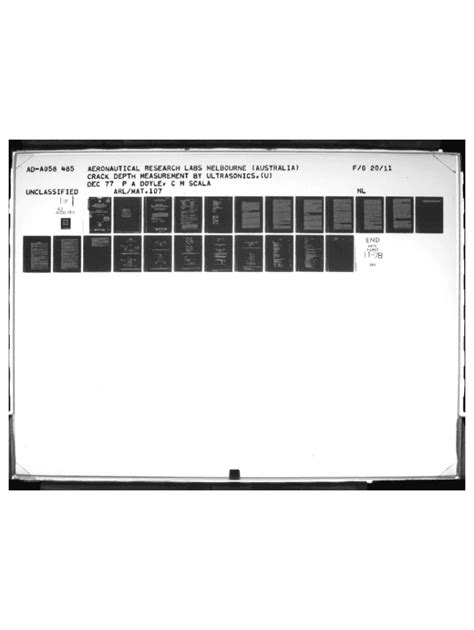 Fillable Online Crack Depth Measurement By Ultrasonics A Review Is
