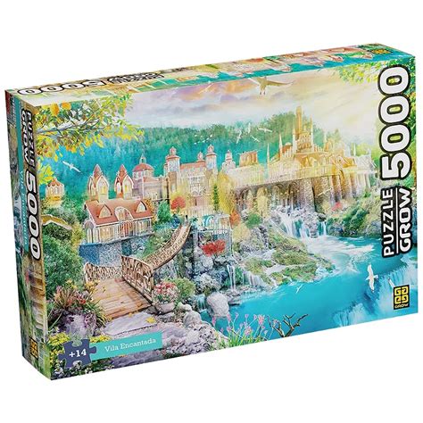 Vila Encantada Quebra Cabeça peças Puzzlepedia