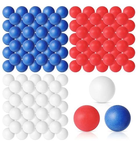 Libima 120피스 다채로운 탁구공 벌크 40mm 플라스틱 공 홈 데코 게임 탁구 베이비 샤워 아트 공예 티몬