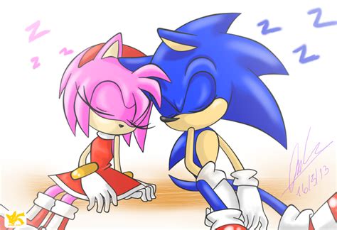 Sonic And Amy Are Sleeping That Is So Adorable I Wonder What They Re
