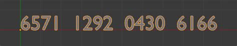 How To Randomly Render Credit Card Number Values With Python Scripts Blender Stack Exchange
