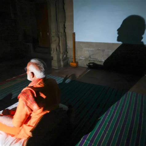 Pm Modi Concludes Meditation In Kanyakumari Pic