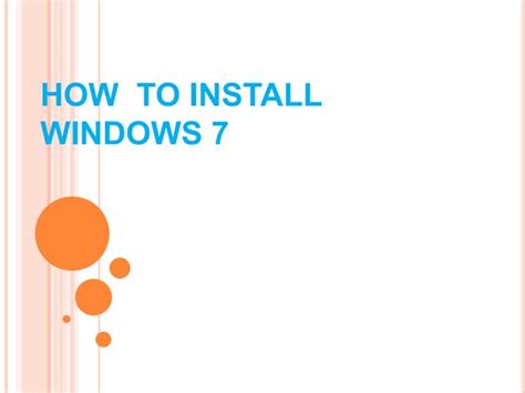 Windows 7 Installation Step By Step Pdf