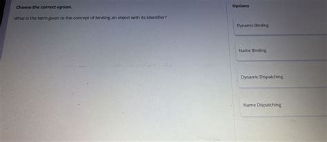 Choose The Correct Option What Is The Term StudyX
