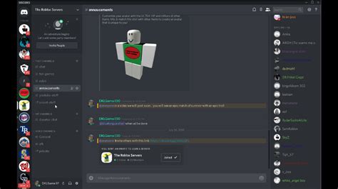 Free Roblox Discord Server Link In Description Youtube