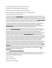 Comprehensive Guide To Digoxin Uses Side Effects Dosage Course Hero