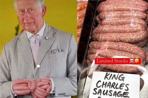 King Charles Iii Sausage Fingers On Sale To Mark His Ascension To The