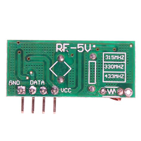 Novo 100 Pcs 433 Mhz Rf Transmissor Decodificador Com Módulo Receptor