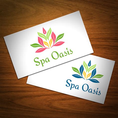 Spa Oasis Logo Template On Behance