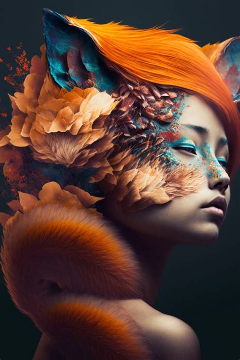 Beautiful Fox Girl Korean Nationality Photographic Print For Sale By