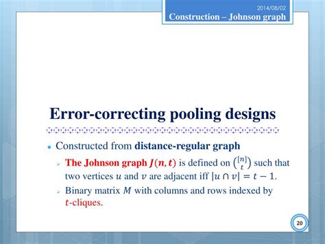 Ppt Error Correcting Pooling Designs And Group T Esting For Consecutive Positives Powerpoint