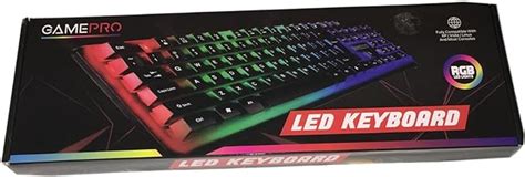 Amazon Com GamePro LED Gaming Keyboard Video Games