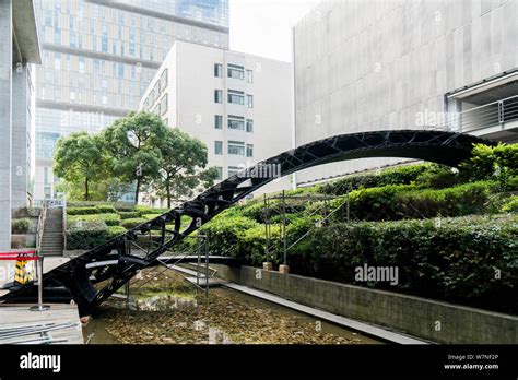 View Of 3d Printed Footbridges At The College Of Architecture And Urban