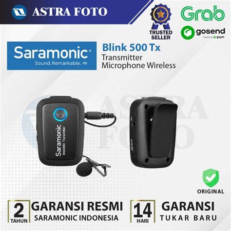 Jual Saramonic Blink 500 Tx Transmitter Microphone Wireless Mic Kamera Di Seller Have Id