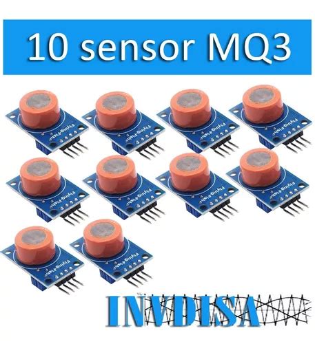 10 Pzas Mq3 Sensor De Alcohol 5v Mercadolibre